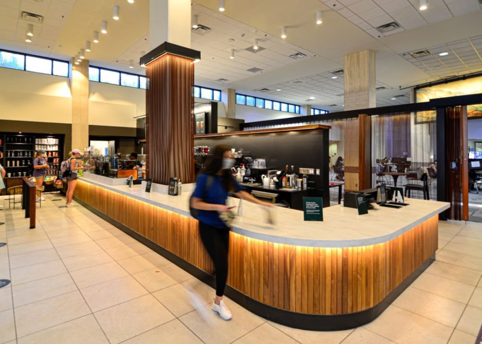 [미국] 텍사스주립대학교-Alkek Library의 Starbucks Cafe - 도서관디자인연구소